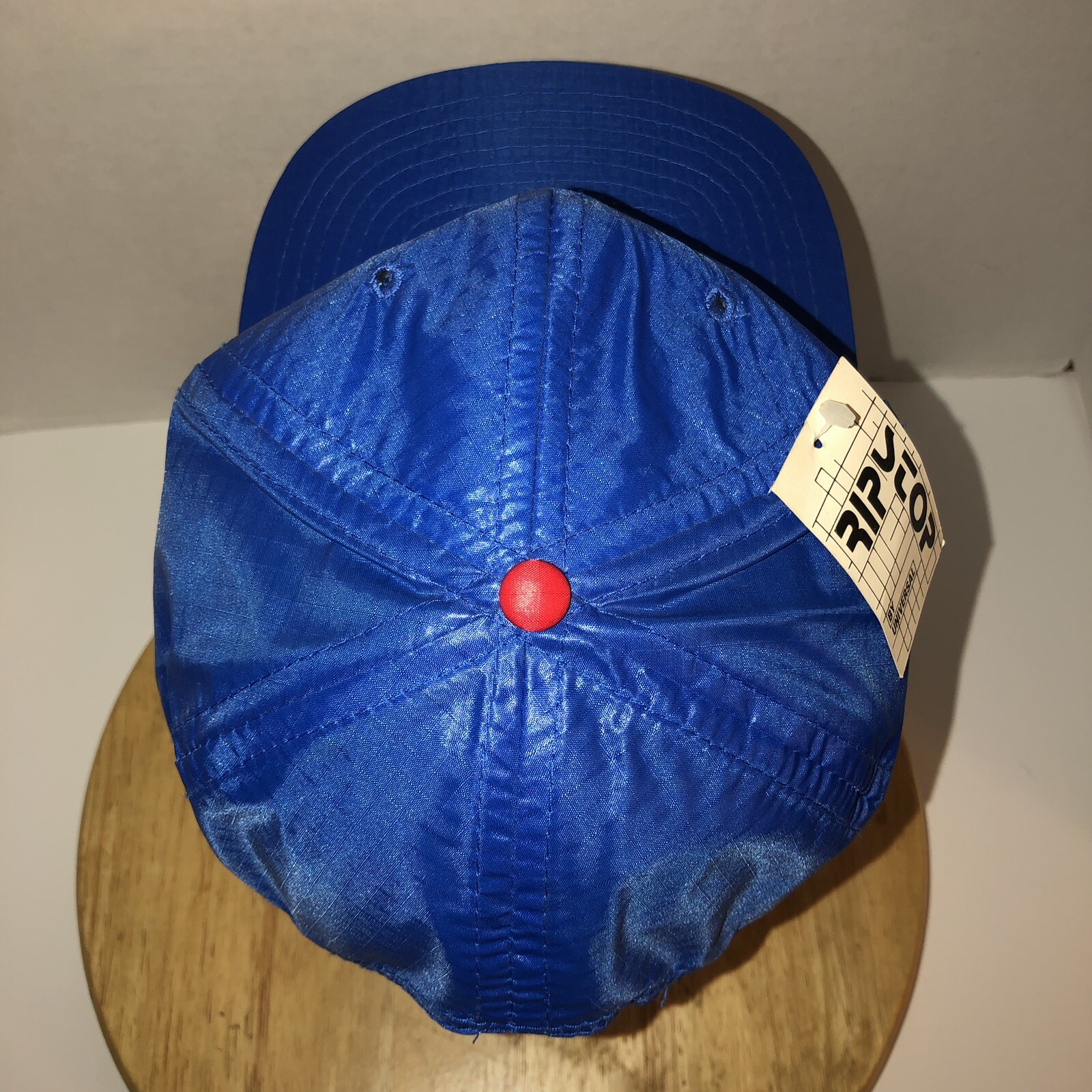 VTG 80s DETROIT PISTONS Rip Stop Pro Star by Universal Nylon Hat Cap ...