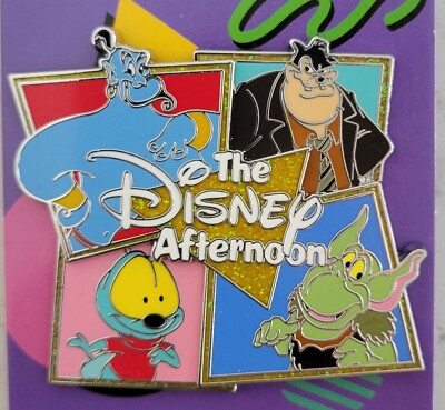 The Disney Afternoon Pin Disneyland Genie Zipper Pete toadwart LE 1500 ...