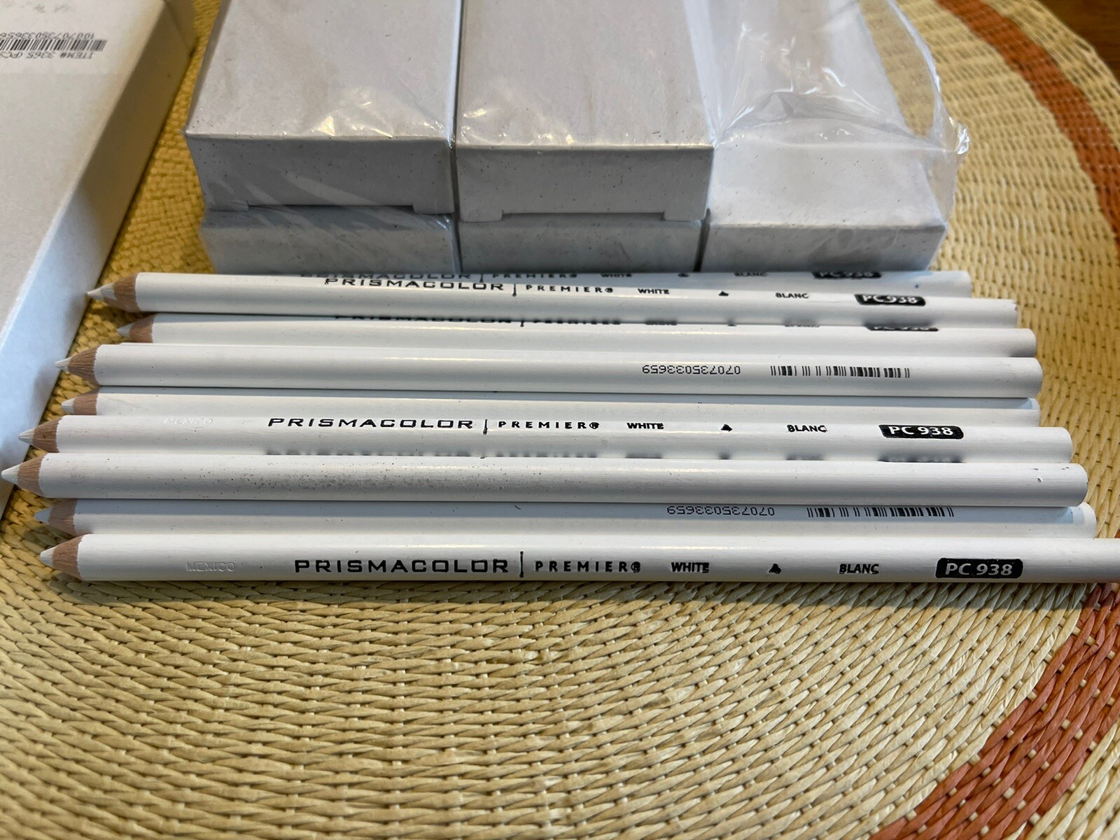 2 Bulk Prismacolor Pencil 938 White Blanco PC938 Sharpened Item #From ...