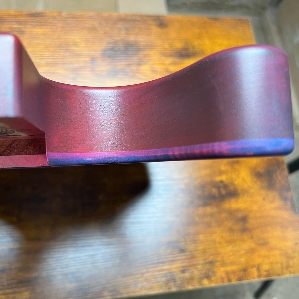 Holy Grail Guitars Tele Style Guitar Body “Purple Flames”Flamed Maple ...