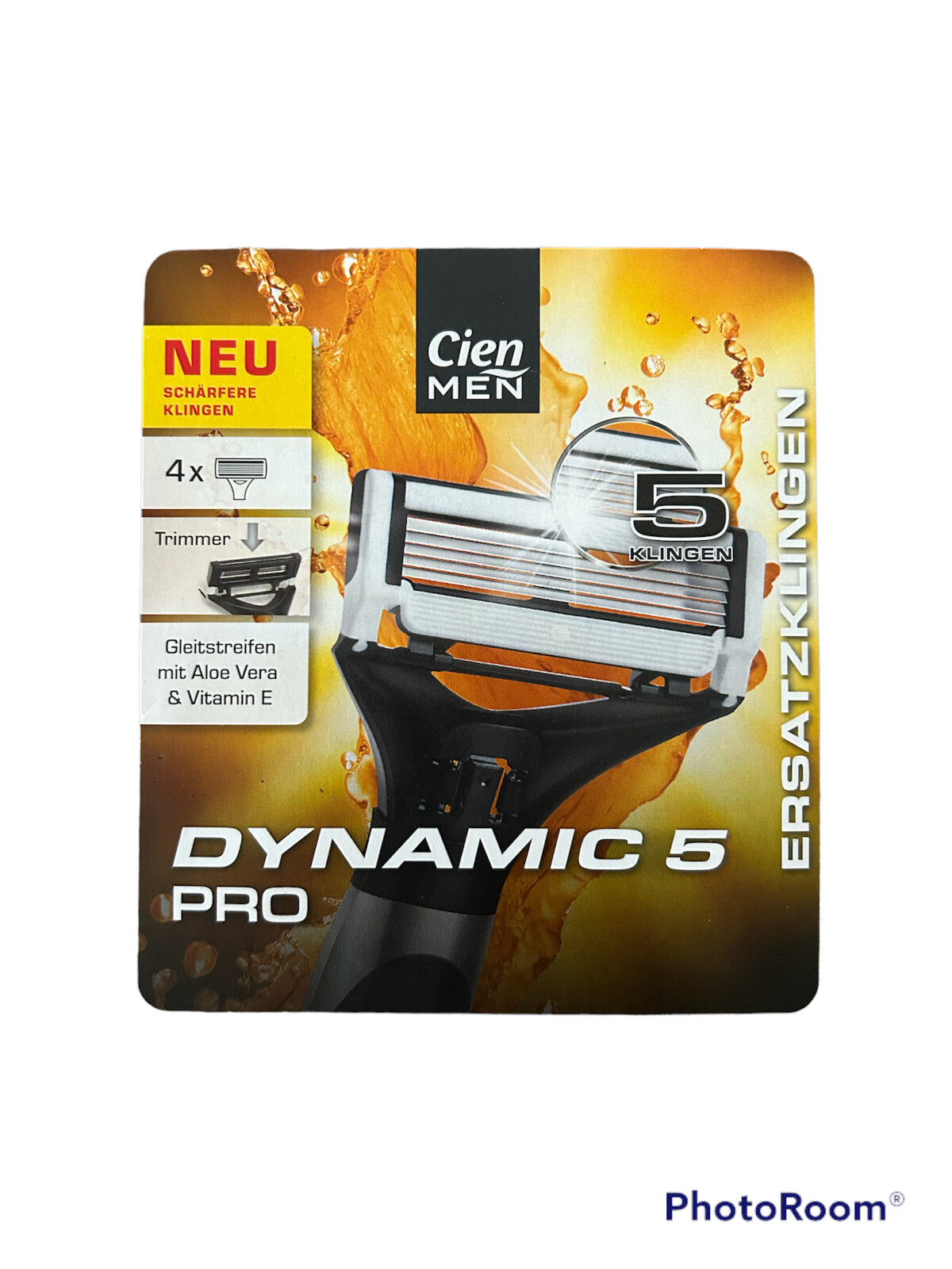 2x Cien Men Ersatzklingen Dynamic 5 PRO 4 Rasierklingen - (2 Stück ...
