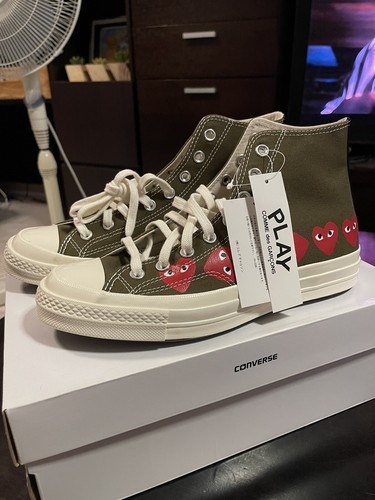Converse 70 x Comme Des Garcons - US 9 - CDG, Khaki, olive, brand new ...