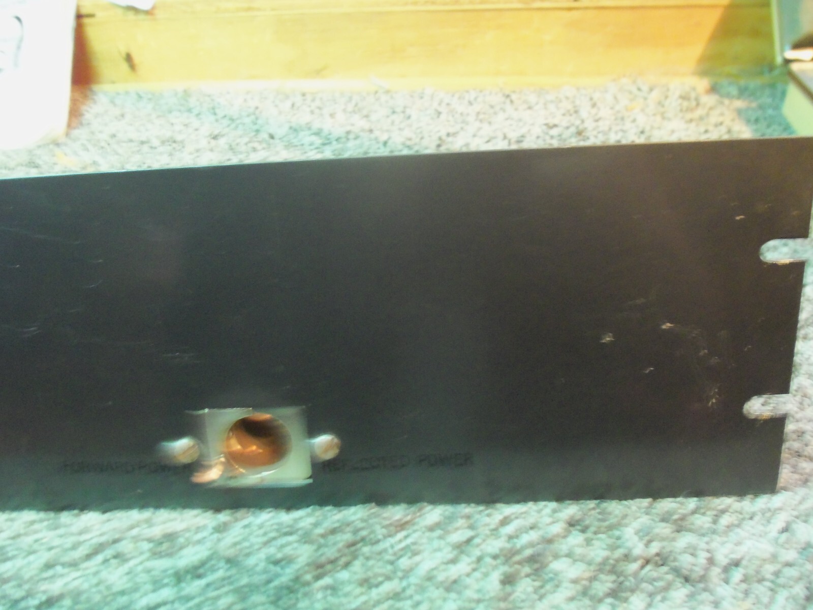 Bird Type 4521 43 Thruline WattMeter RF Dual Line Section Panel Rack ...