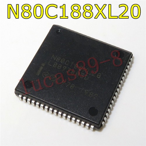 1PCS NOS N80C188XL20 80C188 16BIT 5V 20MHZ CPU PLCC68 new #F28 | eBay