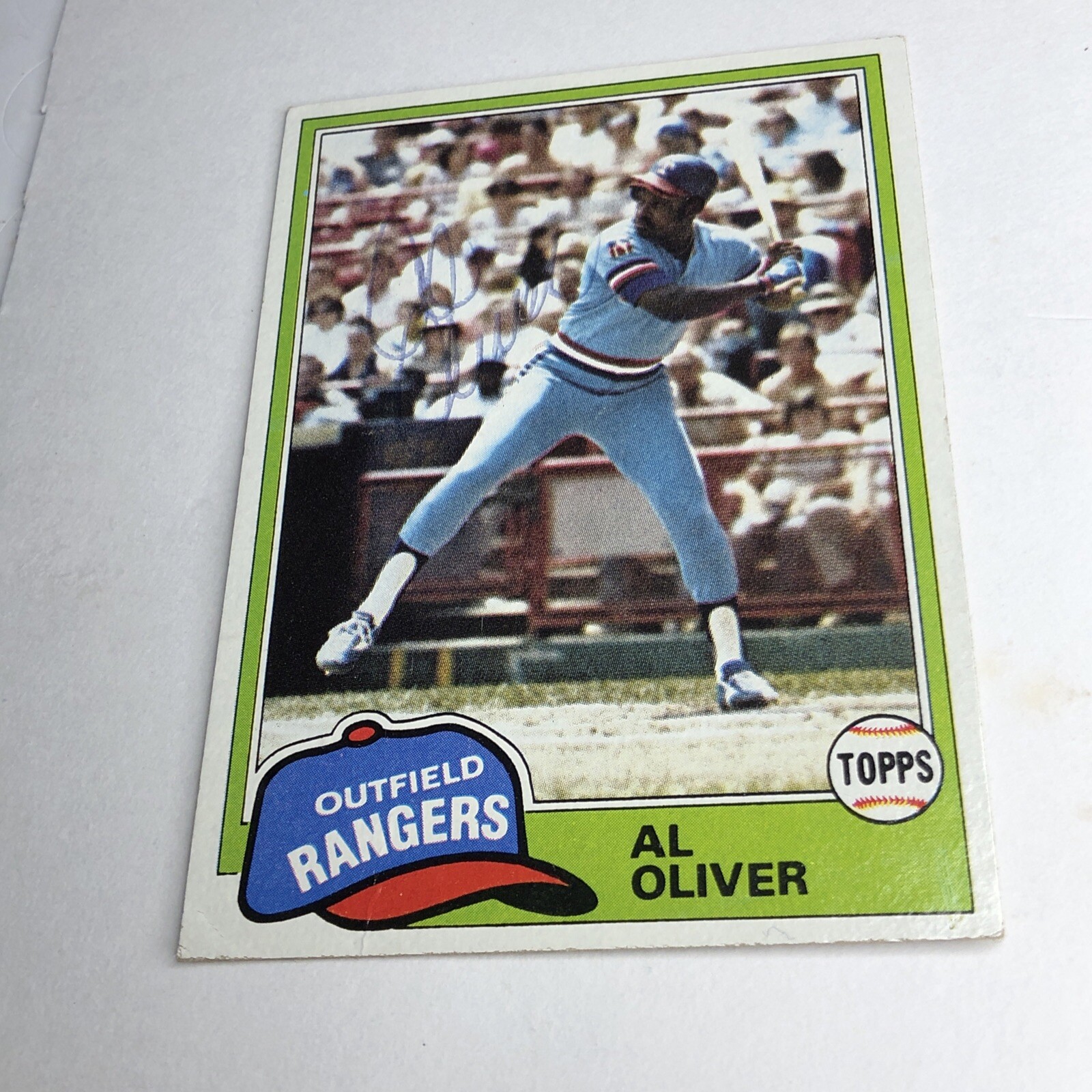 Al Oliver signed autographed 1981 Topps Baseball Card #70 Rangers | eBay