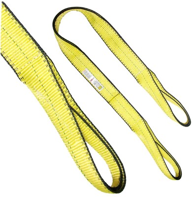 Poly Web Sling 12" x 38' FT 2-ply Eye & Eye Lifting Rigging Recovery ...