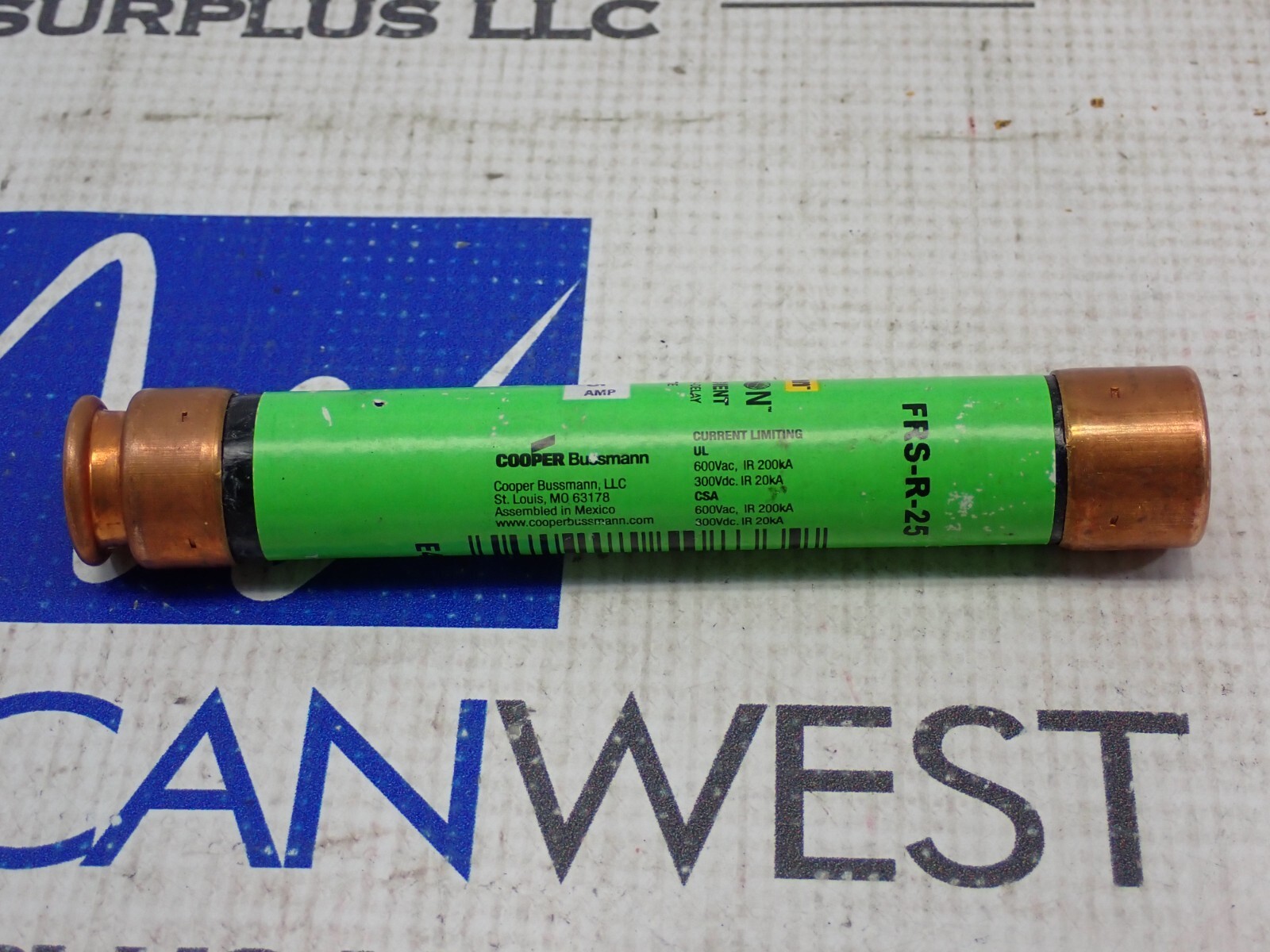 Bussman Fusetron FRS-R-25 25 Amp 600V RK5 Fuse Lot of 3 | eBay