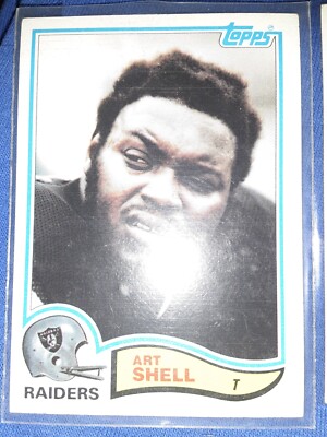 1982 Topps Art Shell #198 Oakland Raiders MVP HOF LEGEND | eBay