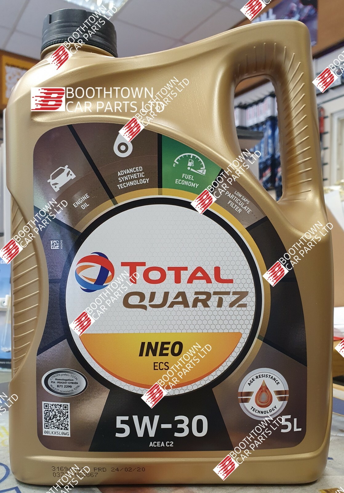 Total Quartz INEO ECS 5W-30 Engine Oil - 5L for sale online | eBay UK