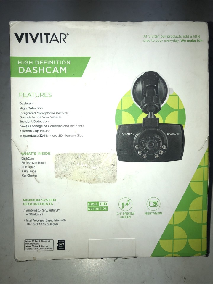 Vivitar HD Dash Cam For All Cars | eBay