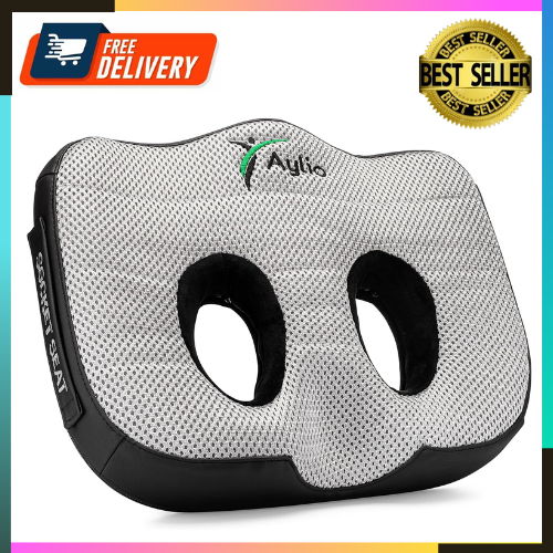 Socket Seat Cushion for Sit Bone and Back Pain Relief Butt Tailbone Hip ...