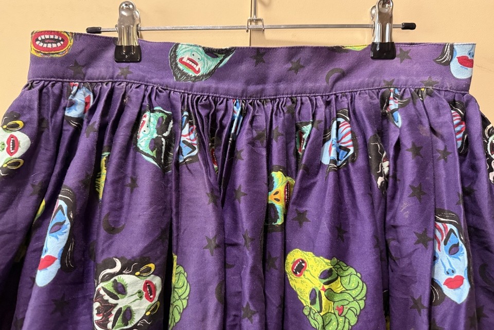 Ben Cooper X Vixen by Micheline Pitt Monster Masks Skirt - Pockets ...