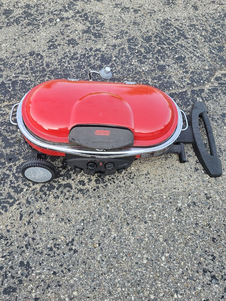 Coleman RoadTrip LXE 9949 Series Propane Red Grill Tailgating Camping ...