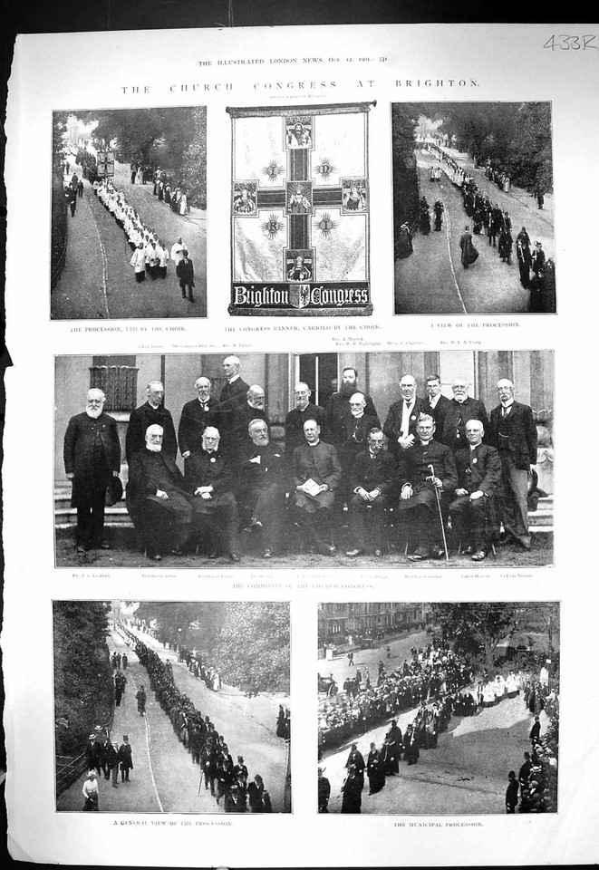 Old 1901 Roman Forum Regia Lacus Juturnae Church Congress Brighton Bi ...