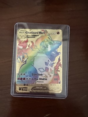 Rainbow Charizard Vmax, HP 330 evolves from Charizard V giant max gold ...