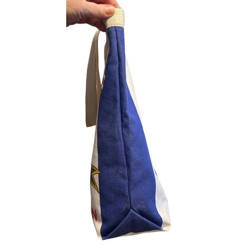 Vintage Poco Loco Club Cancun Mexico Canvas Zippered Tote Bag Blue ...