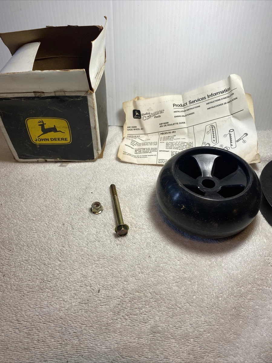 Replacing Mower Deck Gauge Wheels John Deere 425, 445, 455, 60% OFF