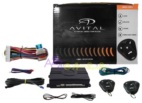 Avital 3100LX 3-Channel Keyless Entry Car Alarm for sale online | eBay