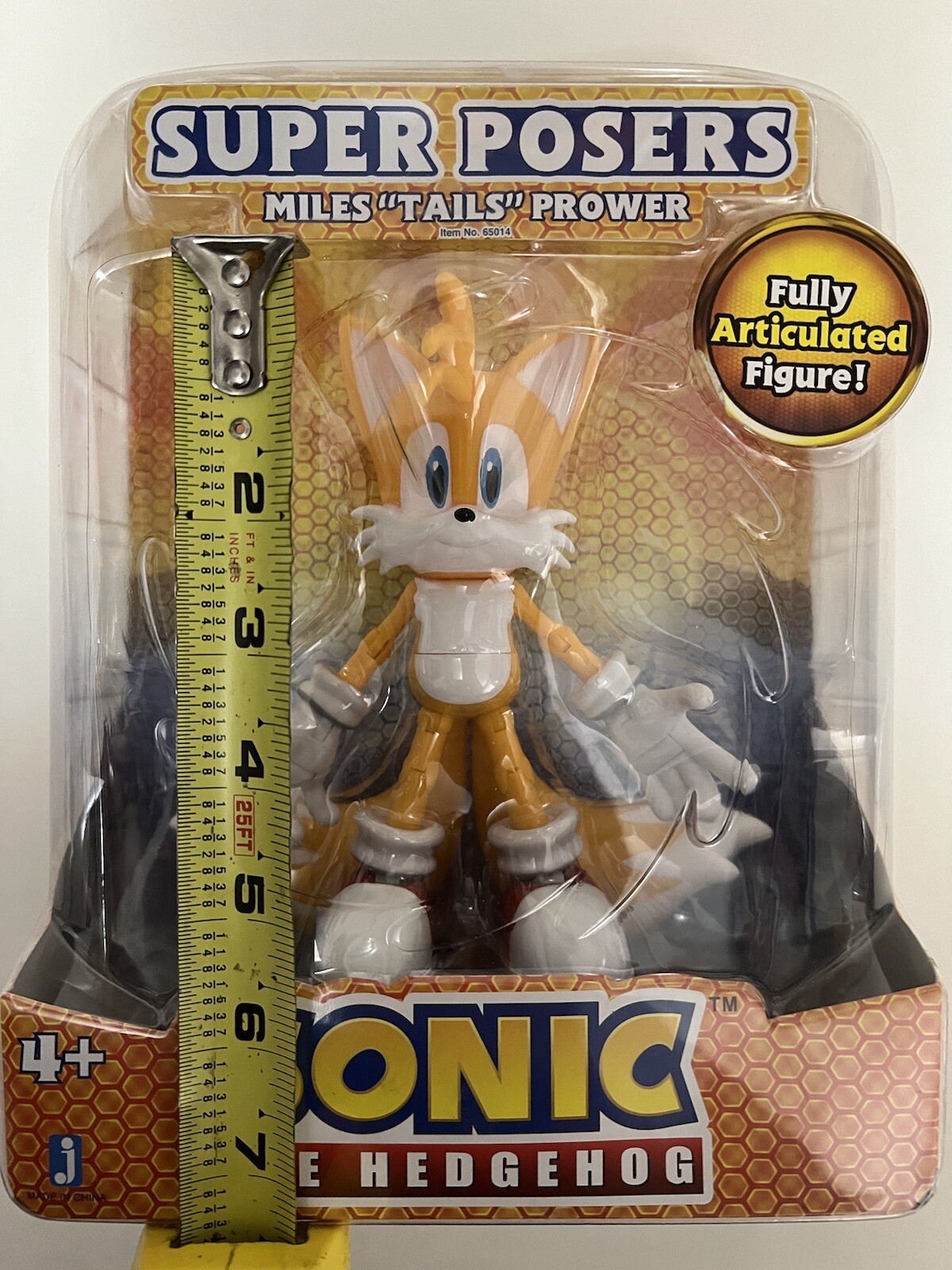 NEW 2010 Sonic The Hedgehog Super Posers Miles “Tails” Prower Jazwares ...