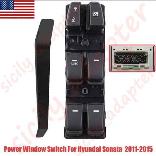 Power Window Switch For Hyundai Sonata 93570-3S000 2011-2015 Front Left ...