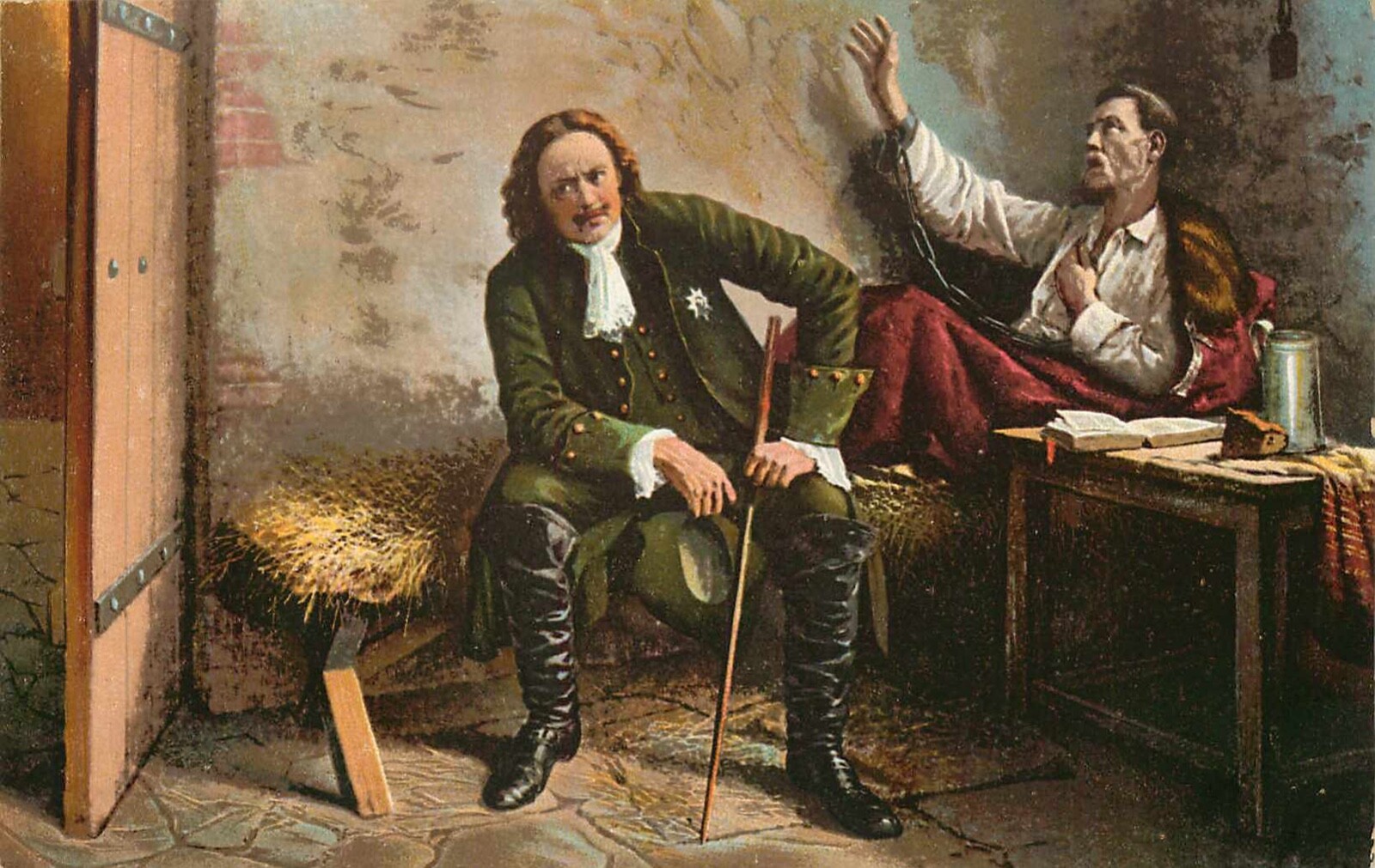 Postcard Russia Moscow Peter the Great Pavlo Polubotok Vasily Volkov C ...