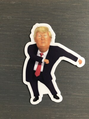Donald Trump Vinyl Sticker Flossing President High Quality | eBay