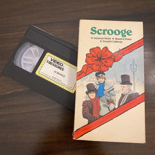 Scrooge VHS Tape Black And White Video Treasures 1986 | eBay