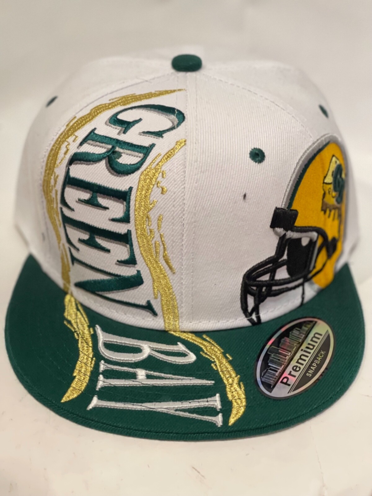 Green Bay New Leader Sideway Packers Hurricane White Green Era Snapback ...