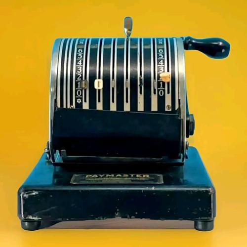 Antique Vintage Paymaster Model Y Business Check Writer 7 Column Black ...