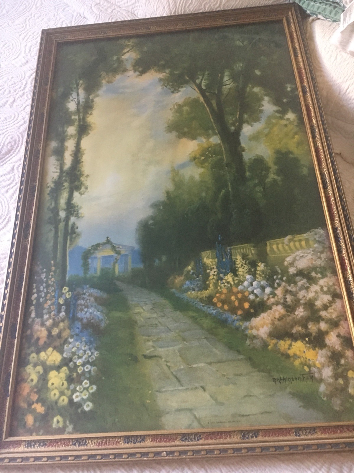 2 R. ATKINSON FOX~ORIGINAL PRINTs~Orig Art Deco FRAME Nature’s Retreat ...