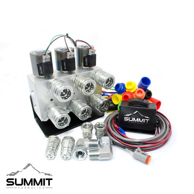 Universal Electric Dual Rear Remote Kit, 12v DC, w/ 3-Position Switch ...