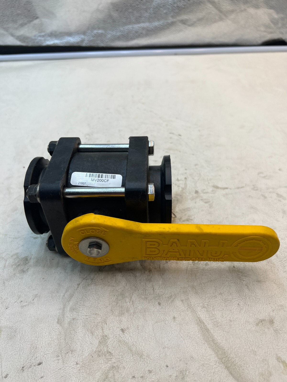 1” Banjo Polypropylene Ball Valve 4-Bolt Design VL1001 | eBay