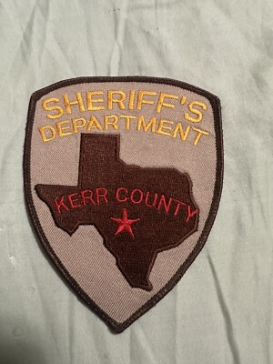 TEXAS TX KERR COUNTY SHERIFF SHOULDER PATCH POLICE | eBay