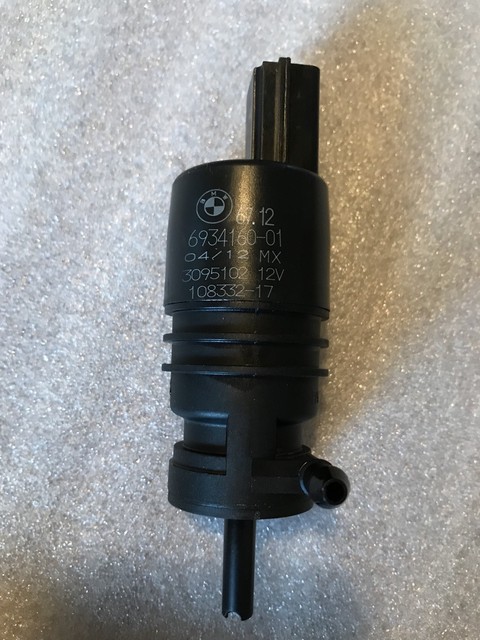 Windscreen Washer Pump BMW Genuine OEM Part 67126934160 for sale online ...