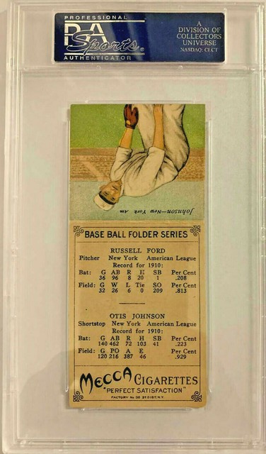 1911 Mecca Double Folders - T201 Ed Summers, Hughie Jennings (RC) for ...