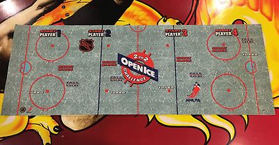 NHL Open Ice Arcade Control Panel Overlay CPO Decal Vinyl Sticker ...