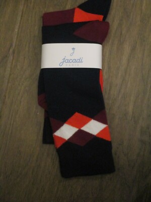JACADI BOYS BURGUNDY COLORBLOCK DRESS SOCKS DUO 2-PACK NEW | eBay