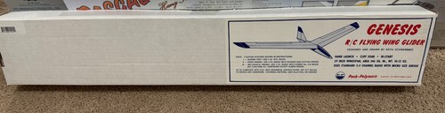 Peck Polymers Genesis Flying Wing Glider RC Balsa Model Airplane Kit 59 ...
