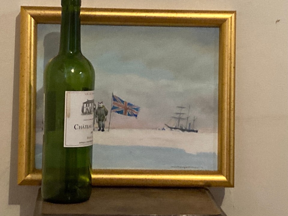 Orginal painting by Michael Foreman OBE (b1938) Pole Cats signed 24cm x ...