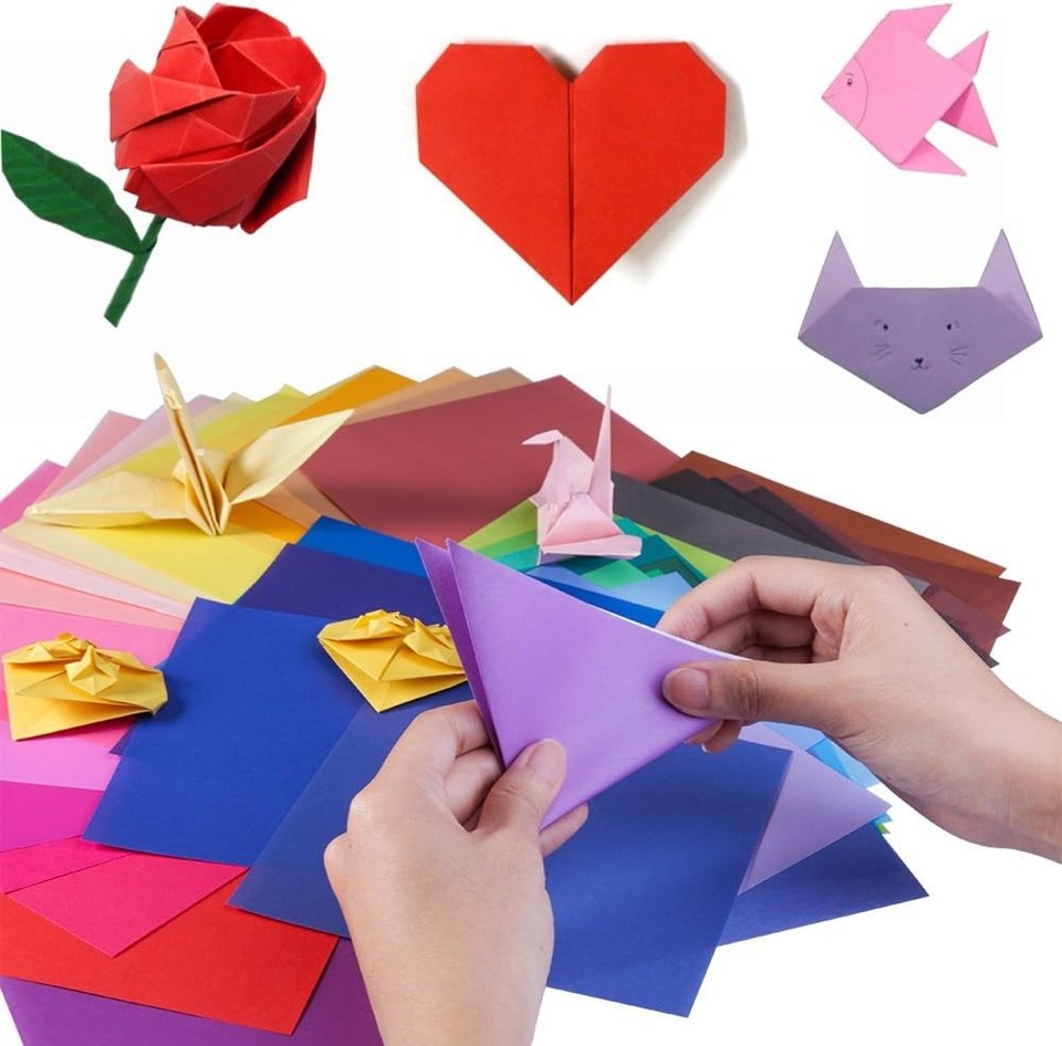 Origami Paper Large, 100 Sheets 20x20cm / 8 inch Large Origami Paper 50 ...