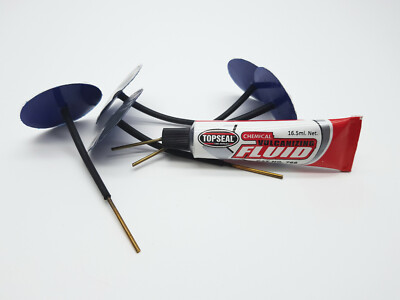 3mm Tyre Puncture Repair Combi Plug Patch x 5 With Tyre Cement Glue | eBay