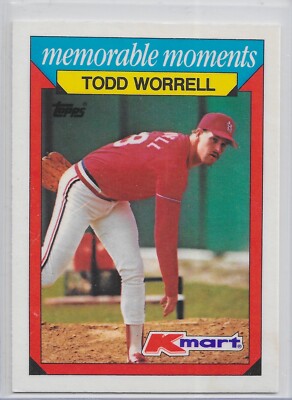 1988 Topps Baseball KMart Memorable Moments Todd Worrell Card # 32 ...