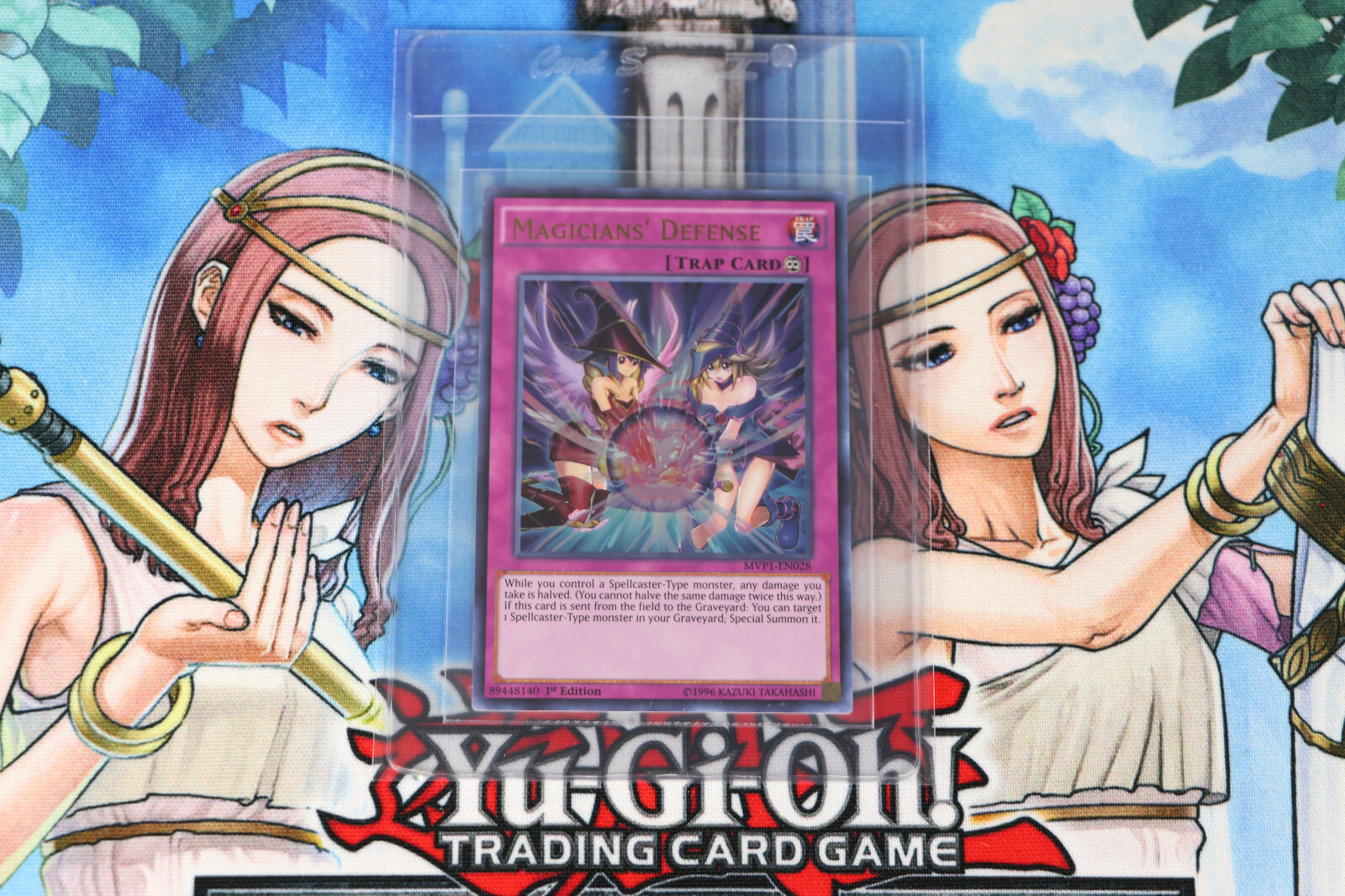 Yugioh Trap Card Magicians' Defense MVP1-EN028 1st Ed Ultra Rare | eBay