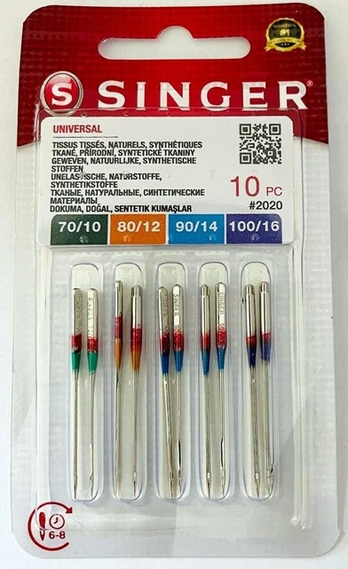 Original Singer Nadel Sortiment 2020 Stärke 80 90 100 online kaufen | eBay