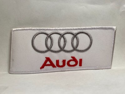 AUDI NEW EMBROIDERED COMPANY IRON ON NAME PATCH TAG 2 X 5 | eBay