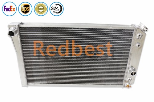 3 Rows Aluminum Radiator For 1984-1990 Chevrolet Corvette S10 V8 ...
