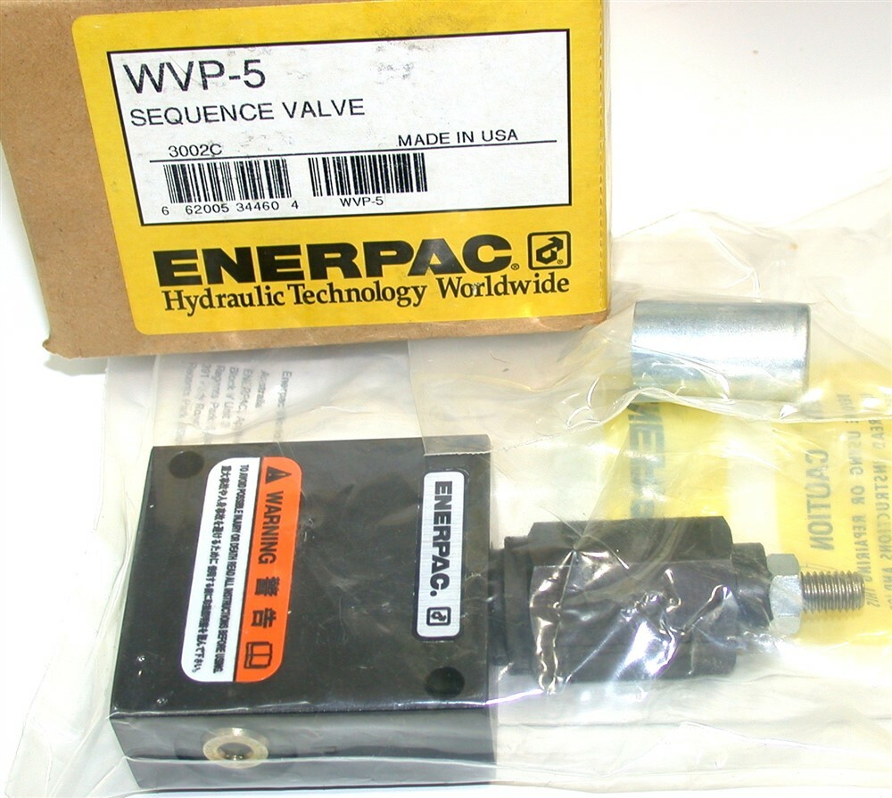 Enerpac Hydraulic Sequence Valve 5000 Psi 16 Gpm 2way