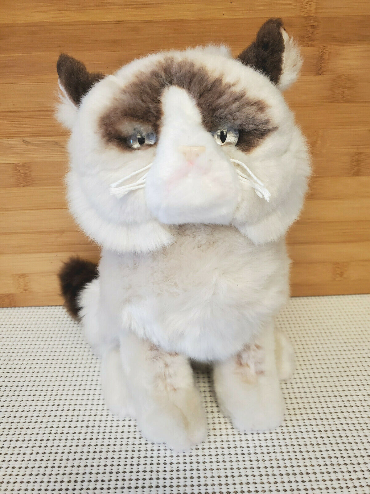 Grumpy Cat GUND Plush Stuffed Animal Tan Brown 10” TALL GRUMPY CAT ...