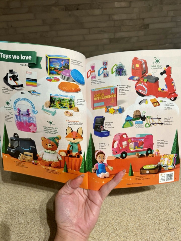 Amazon's 2024 Share The Joy Catalog Holiday Kids Gift Book Christmas ...