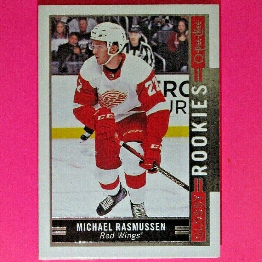MICHAEL RASMUSSEN 2018-19 ROOKIE GLOSSY UD # R9 Detroit Red Wings | eBay